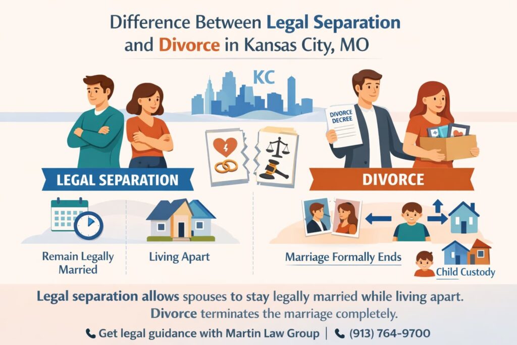 Understanding the Difference Between Legal Separation and Divorce